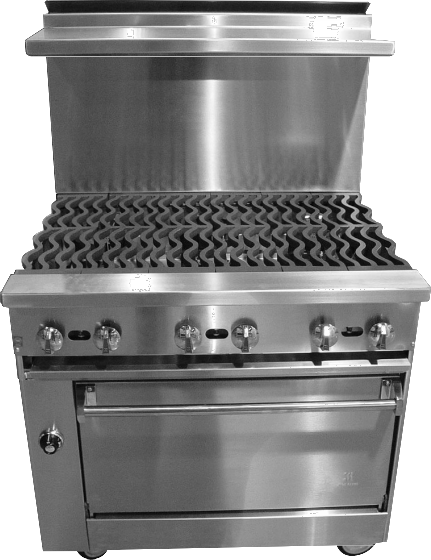Bistro Series handcrafted Heavy Duty Range by Jade
